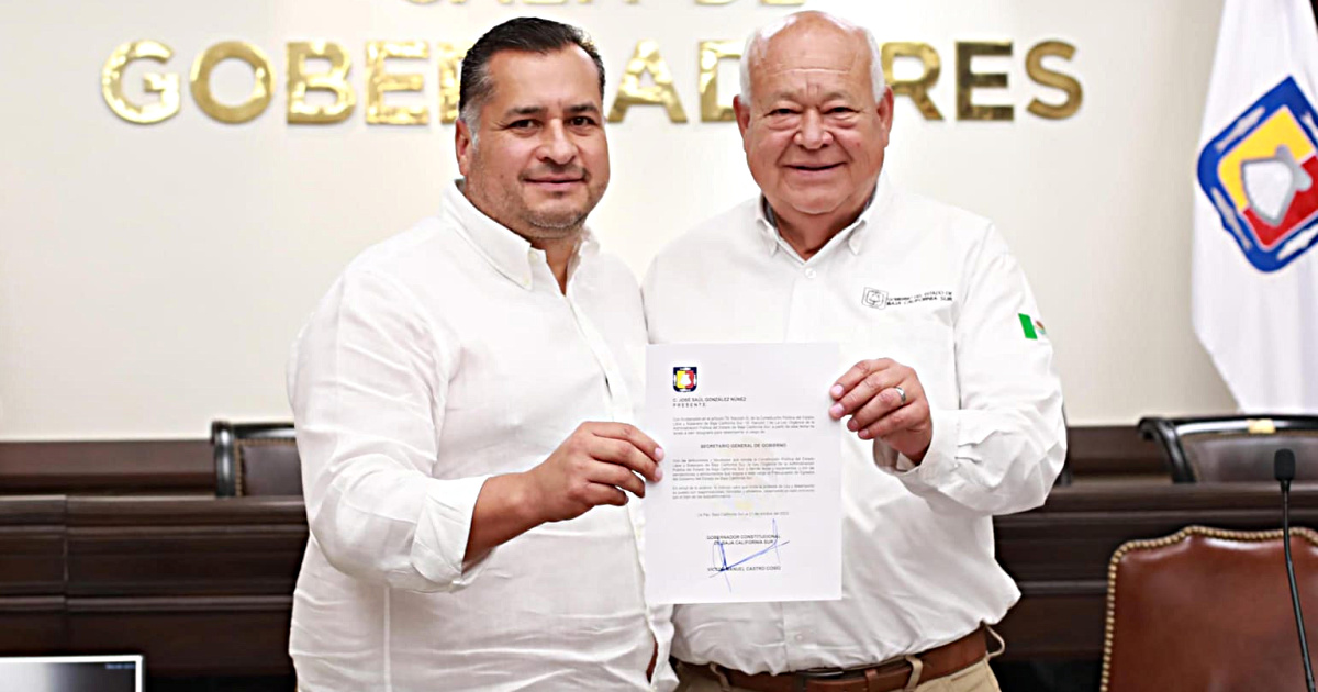 Saúl González, el nuevo Secretario General de Gobierno de BCS - La ...