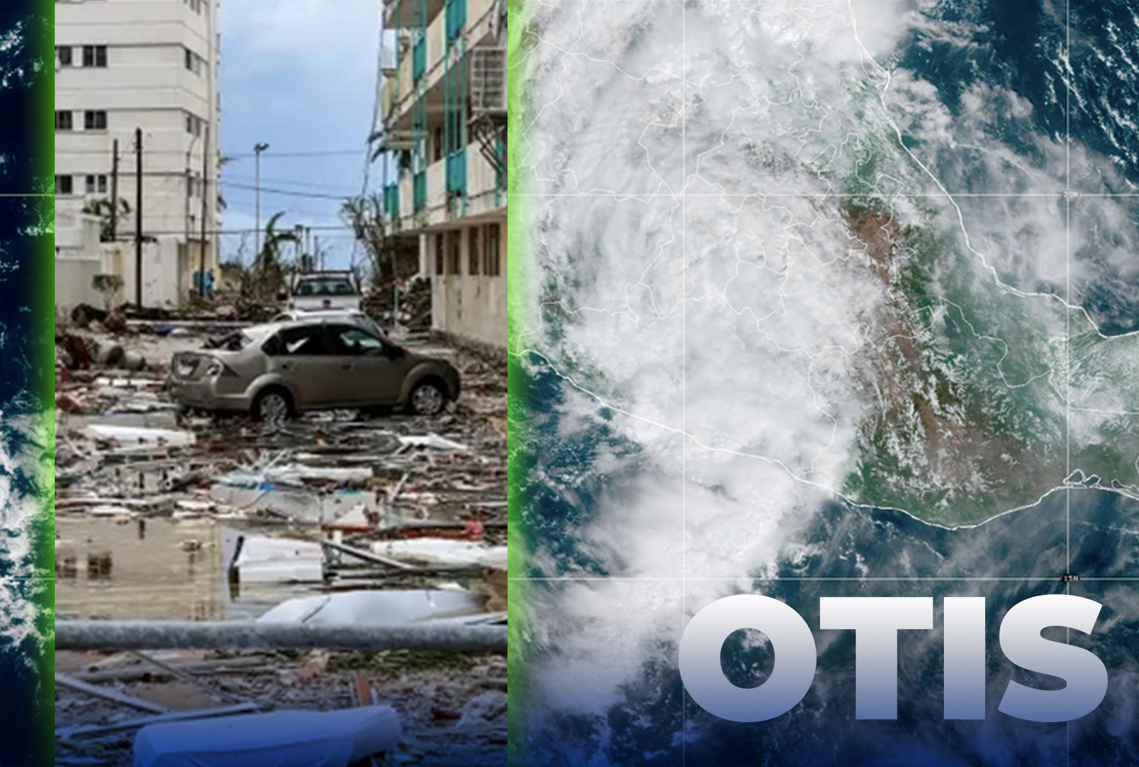 Huracán Otis, el tercer siniestro más costoso en México