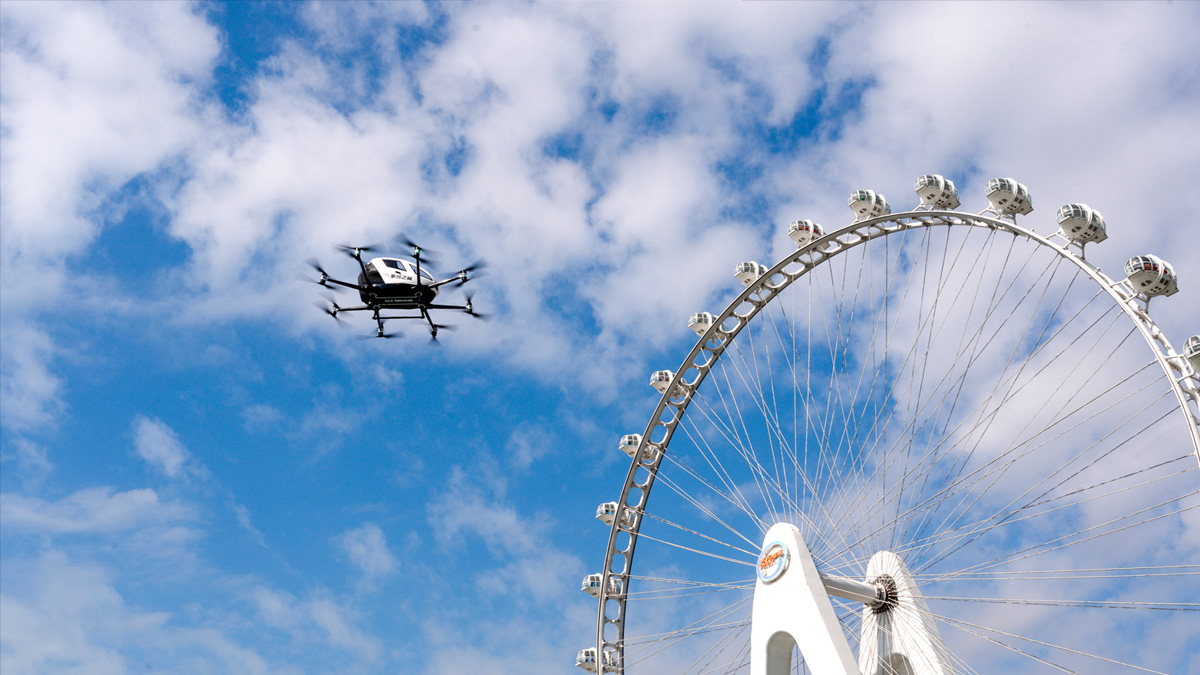 Taxi volador completa su primer vuelo en China ‣ La Torre News