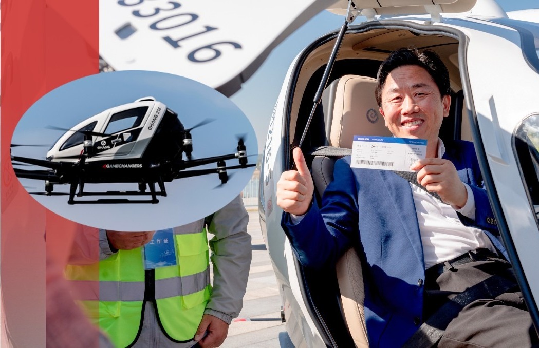 Taxi volador completa su primer vuelo en China ‣ La Torre News