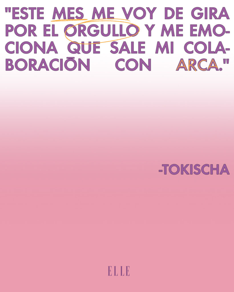 Tokischa representando, en la portada de ELLE Pride Tokischa representando, en la portada de ELLE Pride