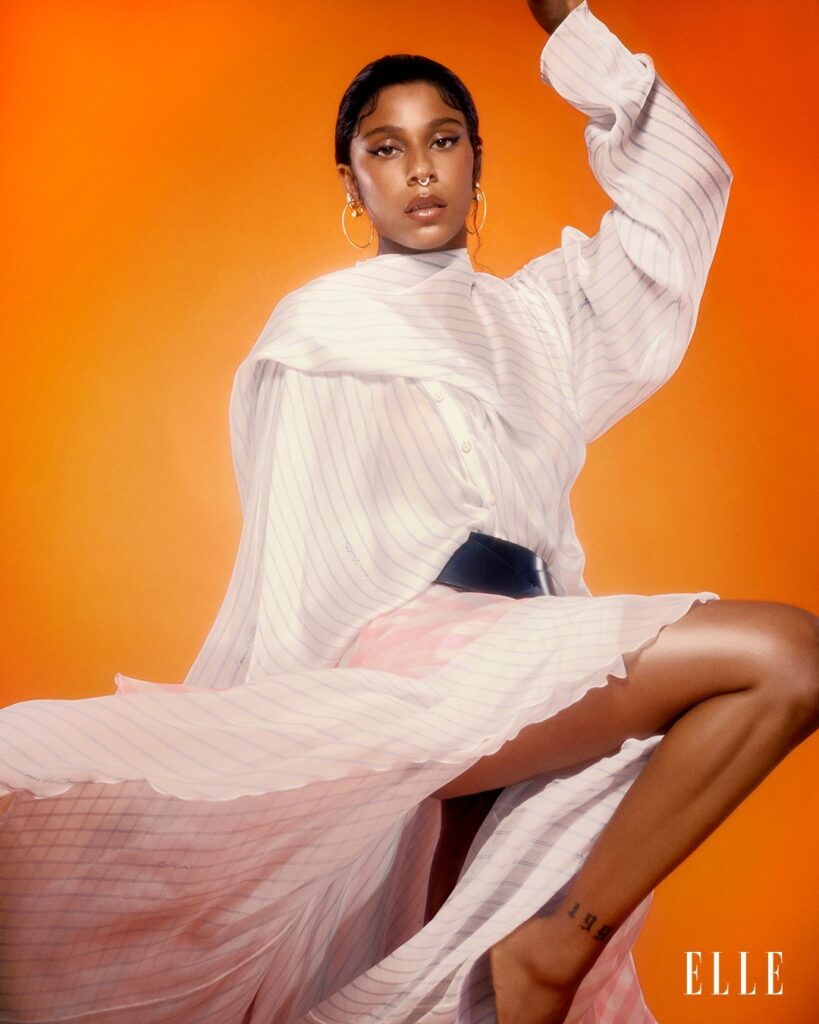 Tokischa representando, en la portada de ELLE Pride Tokischa representando, en la portada de ELLE Pride