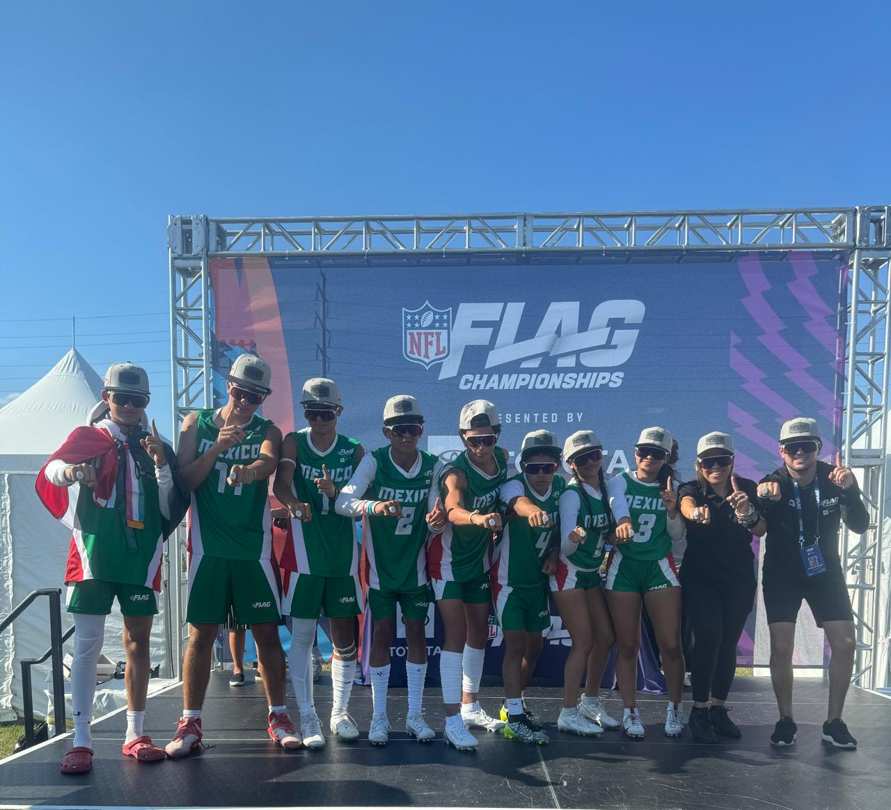 México conquista el NFL Championship de Flag Football