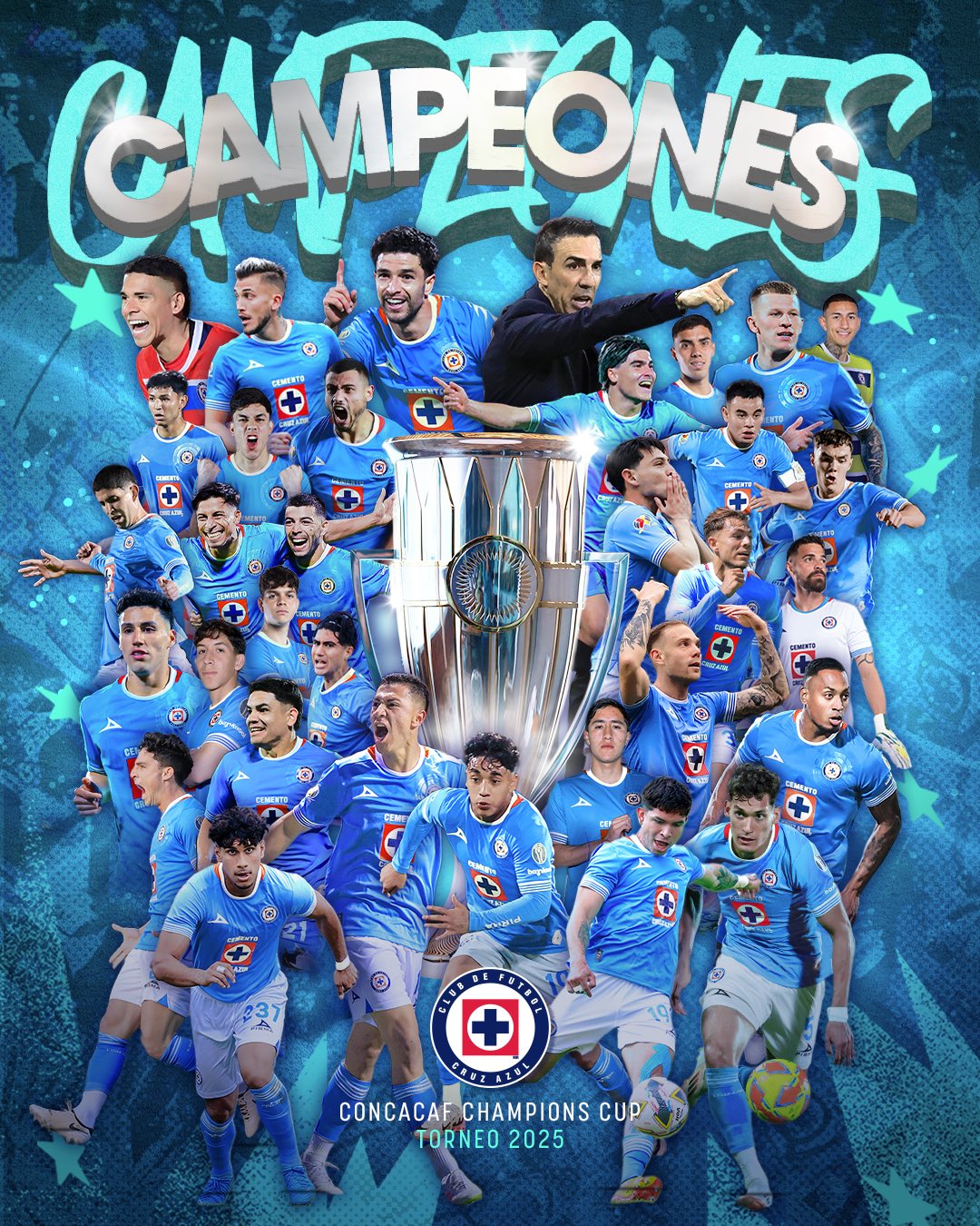 ¡Goleada histórica! Cruz Azul campeón de la Concachampions 2025